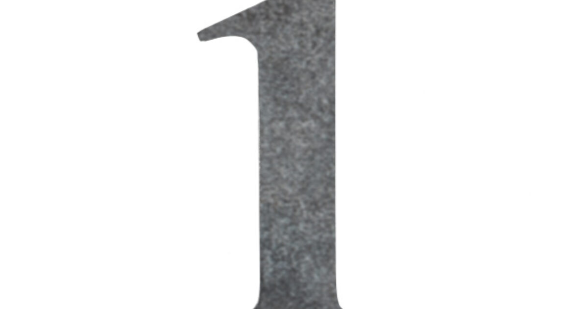 Steel Number Cutouts - order by noon, ships today | Steel Supply LP