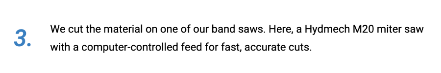 Anatomy of a cut steel web order | Steel Supply LP