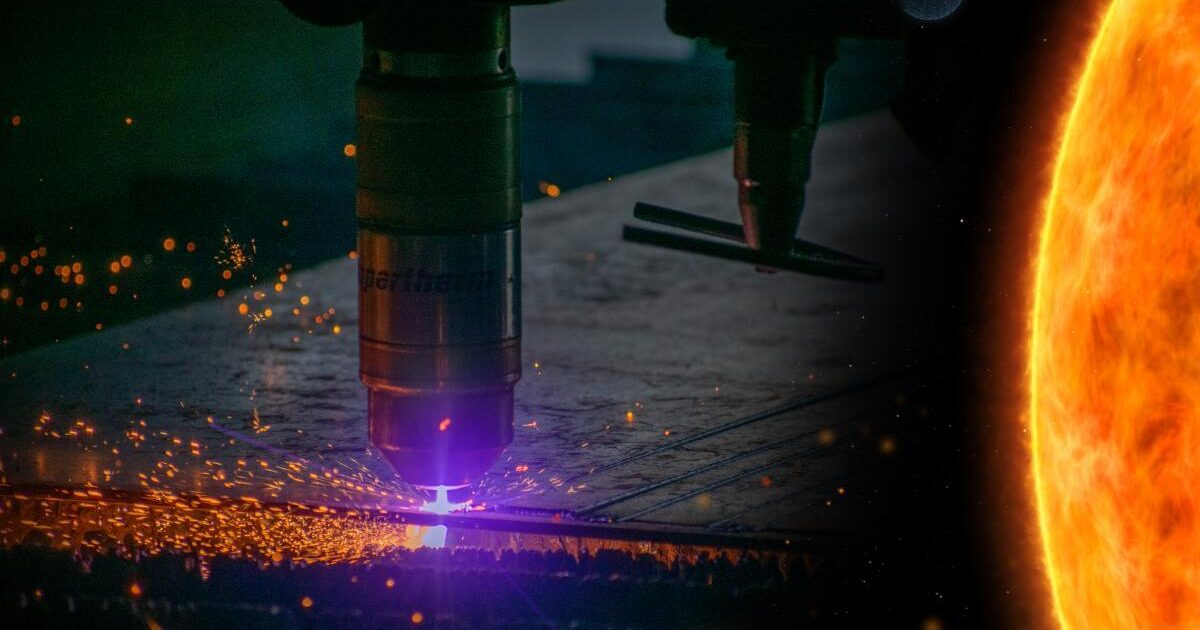 Plasma arc is hotter than the sun and cuts through… | Steel Supply LP