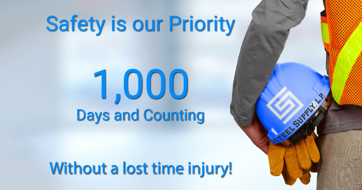 Safety is our Priority | Steel Supply LP