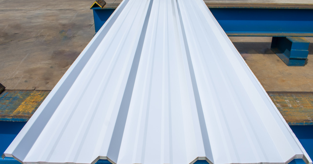 Polar White PBR and Standard R-Panels | Steel Supply LP